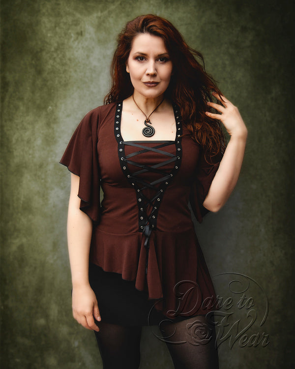 Alchemy Top in Blue Jade - Dare Fashion Globe