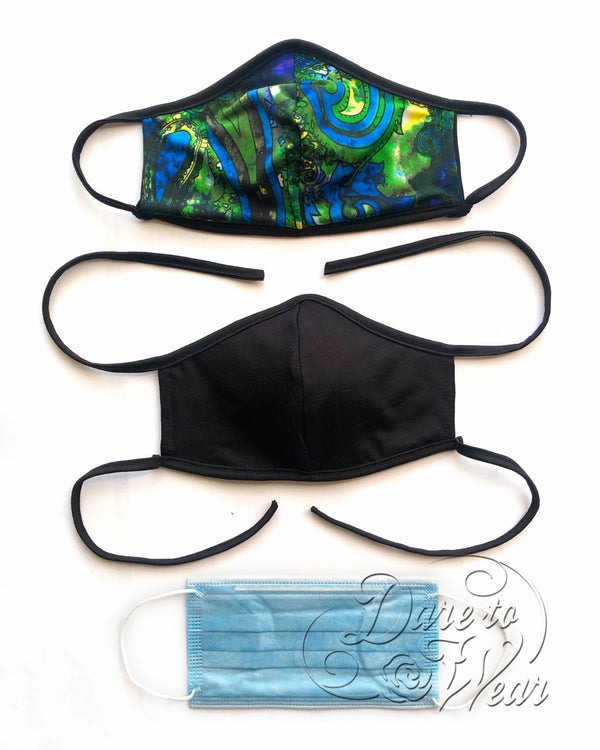 Myriad Mask in Peacock | Paisley Boho Hippie Gypsy Print Face Cover ...